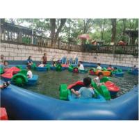 China Hand Water Pedal Paddle Boat with Inflatable Swimming Pool Customized Logo 5 Passengers for sale