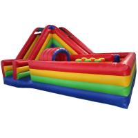 China Commercial Inflatable Giant Bounce House with Customized Color and Repair Kit for sale
