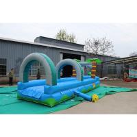 China Unisex PVC Rainbow Inflatable Water Slip And Slide for Active Water Play for sale
