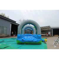 China Unisex PVC Rainbow Inflatable Water Slip And Slide for Active Water Play for sale