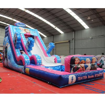 China Customized Color Bounce House Inflatable Water Slide for 8-13 Years Old Children for sale