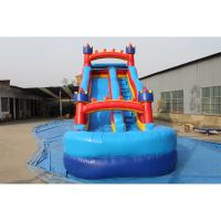 China Customized Color Inflatable Bounce House Water Slide Pool Combo for Kids and Adults for sale