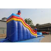 China Customized Color Inflatable Bounce House Water Slide Pool Combo for Kids and Adults for sale