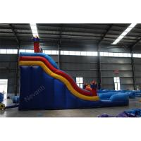 China 15ft Kids Cali Palms Inflatable Slide With Pool Dual Water Slides Large Size PVC Tarpaulin for sale