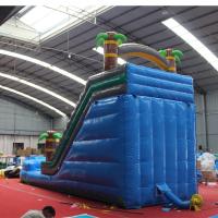 China Commercial Giants Kids Inflatable Water Slide with Pool 18ft Business Rental for sale