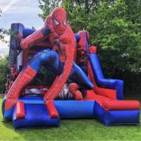 China Unisex Commercial Grade PVC Kids Castillos Hinchables Bounce House Plane Shipping for sale