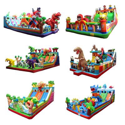 China Custom Logo Printed Jumping Castle Inflatable Paw Bouncer for Kids' Entertainment for sale