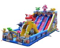 China Custom Logo Printed Jumping Castle Inflatable Paw Bouncer for Kids' Entertainment for sale