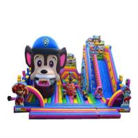 China 8-13 Years Old Kids Inflatable Combo Bouncer with Slide and Popular Cartoon Design for sale