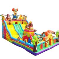 China 8-13 Years Old Kids Inflatable Combo Bouncer with Slide and Popular Cartoon Design for sale