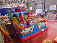 China Jungle and Sharks Theme Unisex Inflatable Bounce Jumping Castle Games with Pool Online for sale