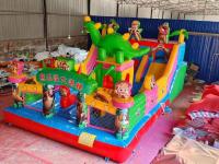 China Jungle and Sharks Theme Unisex Inflatable Bounce Jumping Castle Games with Pool Online for sale