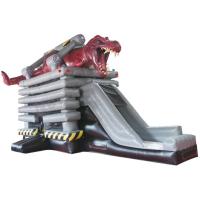 China Customized PVC Inflatable Monster Truck Bounce House With Slides for ODM/OEM Acceptable for sale