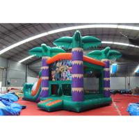 China Age Range 5 to 7 years Commercial Pvc Jumping Bouncer Dry Slide Custom Logo Printed for sale