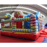 China Custom Logo Printed Commercial Bounce Playhouse Giant Inflatable Castle Games for Kids for sale