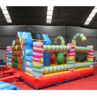 China Custom Logo Printed Commercial Bounce Playhouse Giant Inflatable Castle Games for Kids for sale