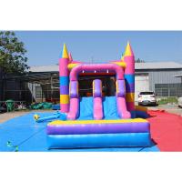 China Unisex Party Rental Equipment Large Bouncy Castle Water Slide with Customized Color for sale