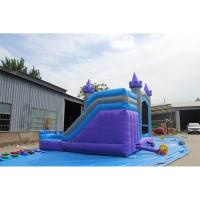 China Block Jumping Castle Inflatable Bouncy Castle Slide with Customized Color Combinations for sale