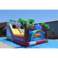 China Commercial Grade Custom Outdoor Blow Up Bounce House Combo Fun and Exciting for Kids for sale