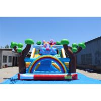 China Commercial Grade Custom Outdoor Blow Up Bounce House Combo Fun and Exciting for Kids for sale