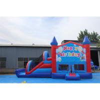 China 8-13 Years Old Upgrade to Our Customized Size Inflatable Bouncer Castle Slide Combo for sale