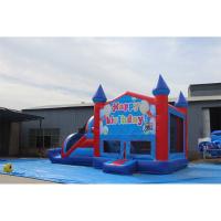 China 8-13 Years Old Upgrade to Our Customized Size Inflatable Bouncer Castle Slide Combo for sale