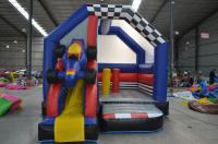 China Customized Color 18ft Module Castle Inflatable Wet Dry Slide for Children PVC Material for sale