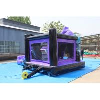 China Custom Logo Printed Bounce House Commercial Inflatable Air Bouncer for 8-13 Years Old for sale