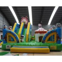 China Outdoor Fun Unisex Commercial Pvc Inflatable Bounce House Jumper with Slide Combo for sale
