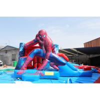 China Spider Man Bouncer Inflatable Castle for Kids Party Jumping Logo Custom Logo Printed for sale