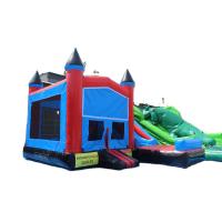 China 8 to 13 Years Age Range Commercial Grade PVC Bounce House With Slide For Party Rental for sale