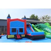 China 8 to 13 Years Age Range Commercial Grade PVC Bounce House With Slide For Party Rental for sale