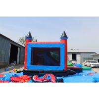 China 8 to 13 Years Age Range Commercial Grade PVC Bounce House With Slide For Party Rental for sale