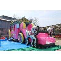 China Kids' Favorite Inflatable Bounce Castle with Slide and Custom Logo Repair Kit Included for sale