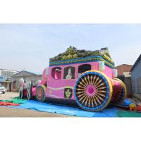 China Kids' Favorite Inflatable Bounce Castle with Slide and Custom Logo Repair Kit Included for sale