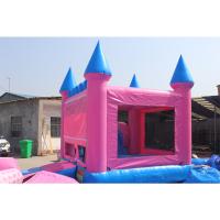 China Inflatable Castle Trampoline Slide for Kids Customized Color Commercial PVC Bouncer for sale