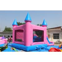 China Inflatable Castle Trampoline Slide for Kids Customized Color Commercial PVC Bouncer for sale