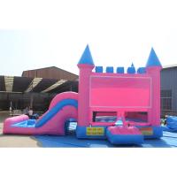 China Inflatable Castle Trampoline Slide for Kids Customized Color Commercial PVC Bouncer for sale