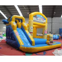China Custom Logo Printed Inflatable Bouncer and Slide Combo for Outdoor Activities for sale