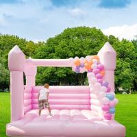 China 2024 Unisex Inflatable White Bouncy Castle with Slide and Ballpit White Packing Bag for sale