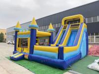 China Commercial Kids Playground Obstacle Toboggan Bouncy Water Slide Combo Inflatable Bouncer for sale