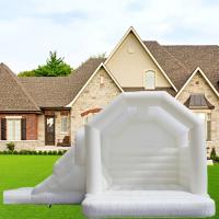 China White Bounce House Castle 13x13ft or 15x15ft Repair Kit Accessory Custom Logo Printed for sale