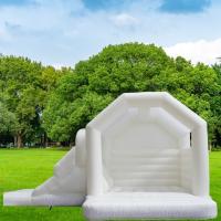 China 8-13 Years Old Customized Color Inflatable White Wedding Jumpers for Big Celebrations for sale