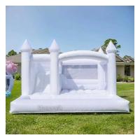 China Unisex Wedding Bouncer Jumping Bouncy Castle with Customized Size White Bounce House for sale