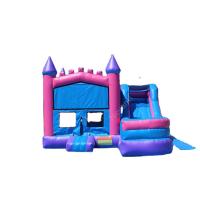 China Inflatable Bounce House With Slide Jumping Castle For Kids PVC Customized Color for sale