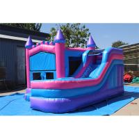 China Inflatable Bounce House With Slide Jumping Castle For Kids PVC Customized Color for sale