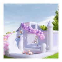 China Custom Logo Printed Commercial Bouncy Castle Wedding Inflatable Bounce House Bouncer for sale