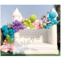 China Custom Logo Printed Commercial Bouncy Castle Wedding Inflatable Bounce House Bouncer for sale