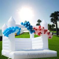 China Commercial Kids Wedding Inflatable Bouncer with Slide and Ball Pit Unisex Design for sale