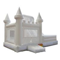 China Commercial Kids Wedding Inflatable Bouncer with Slide and Ball Pit Unisex Design for sale